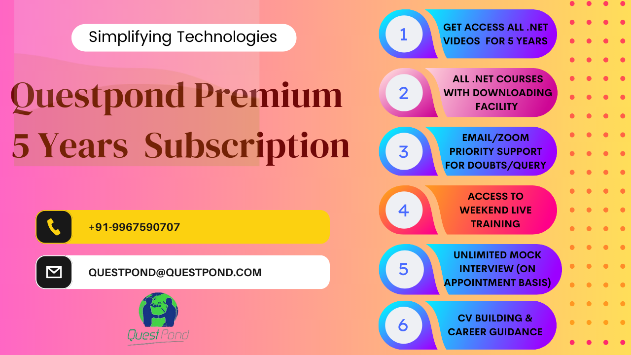 .NET All Premium Subscription Questpond – Questpond Videos