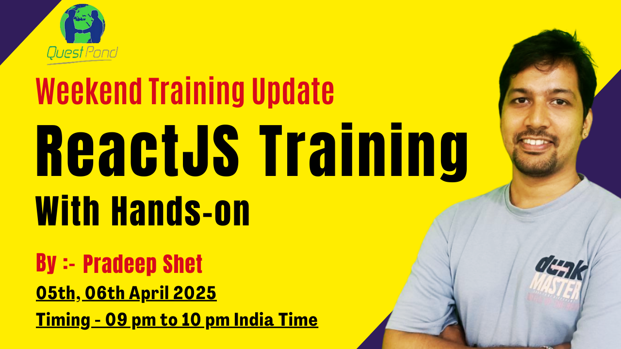 Step by Step build website using ReactJS Training – Questpond Videos